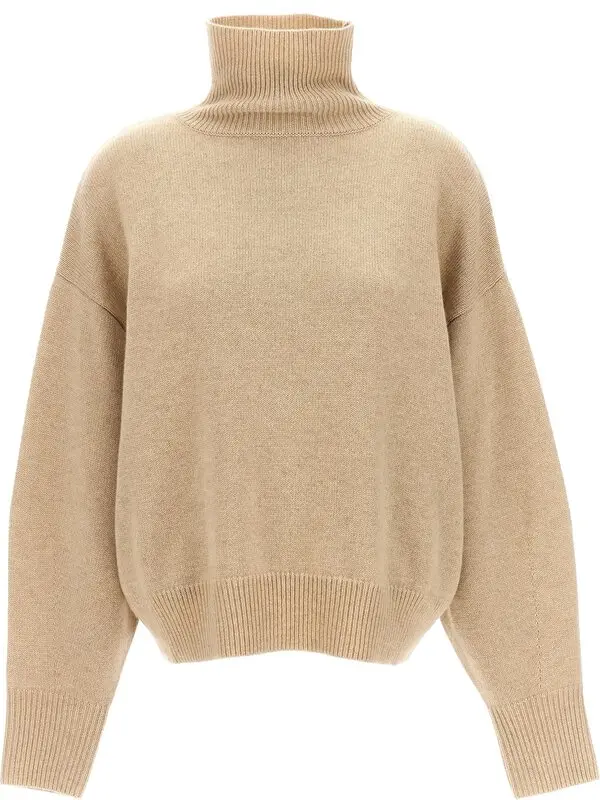 Isabel Marant Étoile Aspen High Neck Sweater - Cream