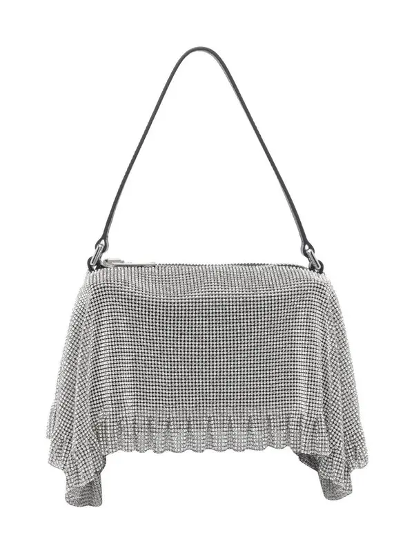 Alexander Wang Divina Pouch With Crystals - Silver