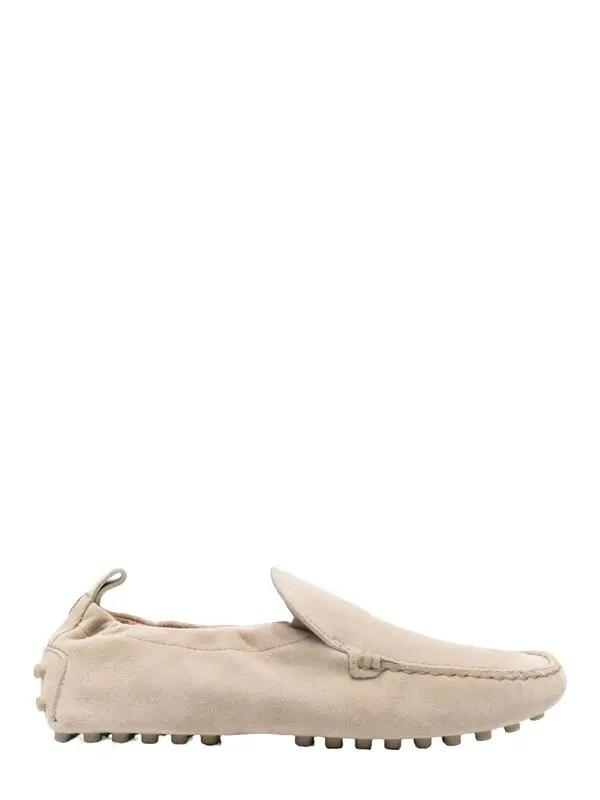 TOD'S Gommino Curled Suede Loafers - Multicolor