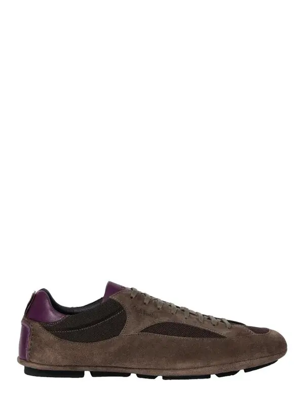 Paul Smith Suede And Leather Sneakers - Gray