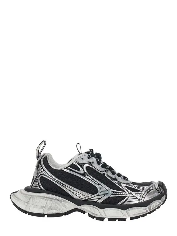 Balenciaga 3xl' Sneakers In Metallic Tech Fabric - Gray