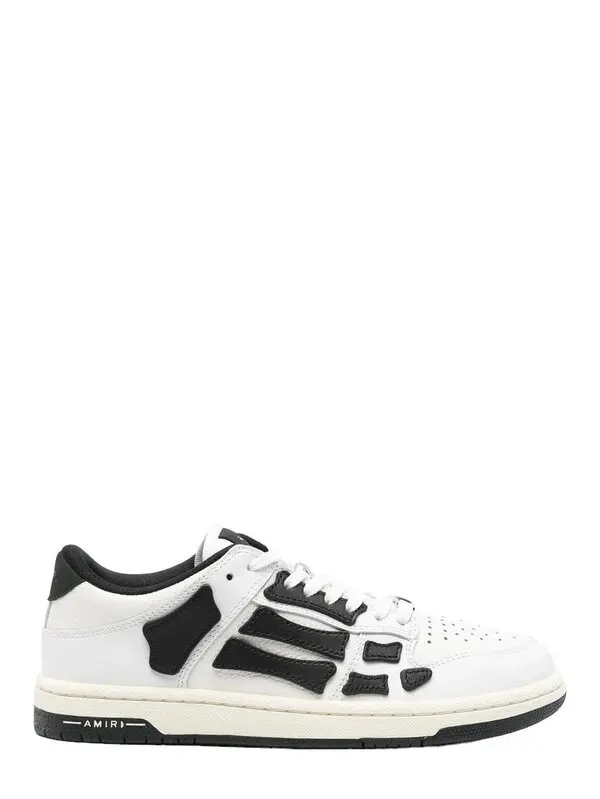 Amiri Panelled Lace-up Sneakers - White