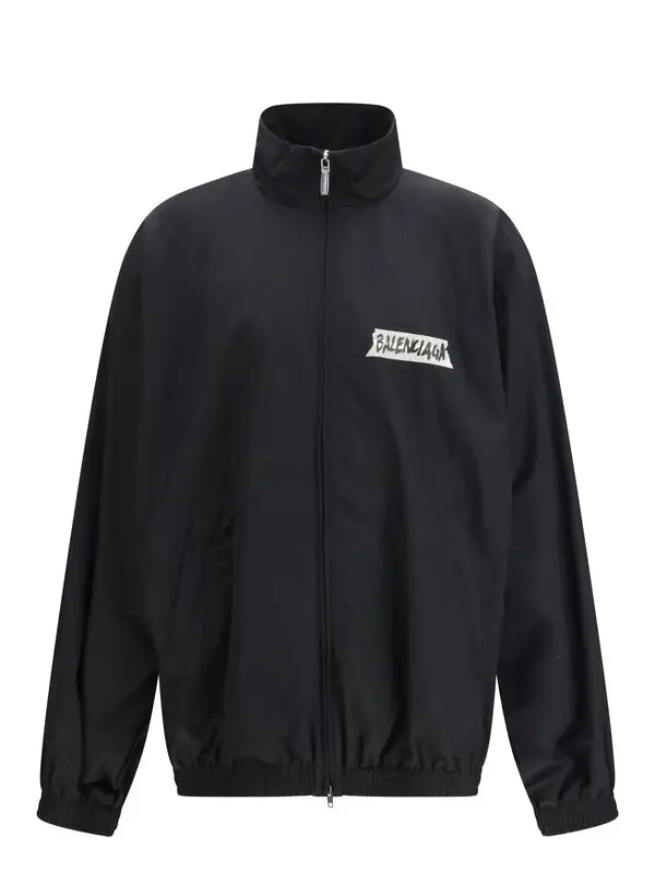 Balenciaga Masking Tape Jacket - Black