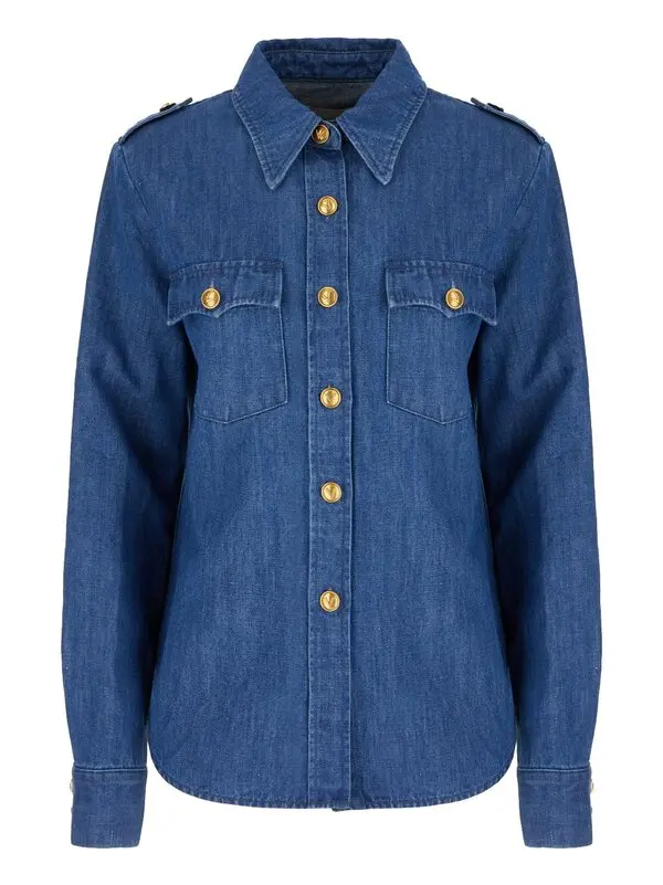 Valentino Garavani Denim Shirt - Multicolor