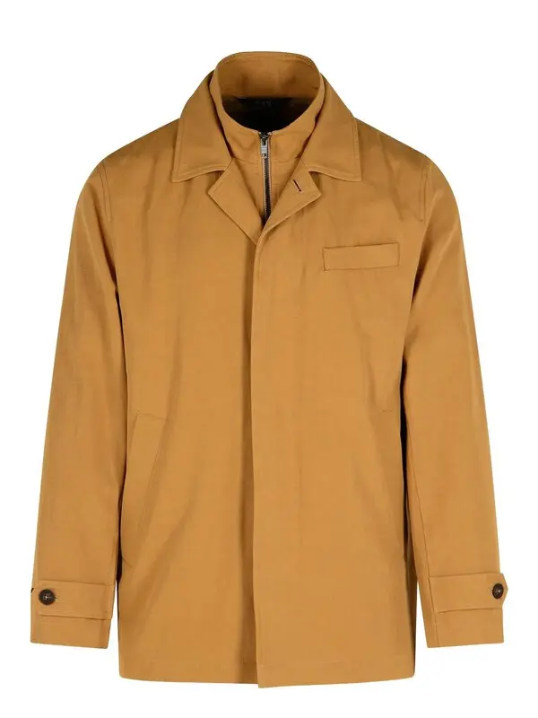 FAY Morning' Beige Cotton Blend Jacket - Cream