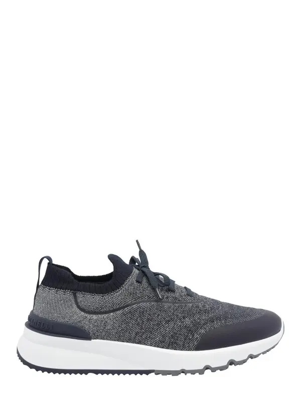 Brunello Cucinelli Techno Cotton Runner Sneakers - Blue