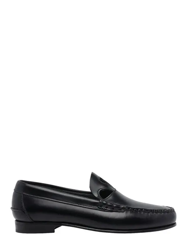Hereu Anancla" Leather Loafers With Cut-out Detail - Black