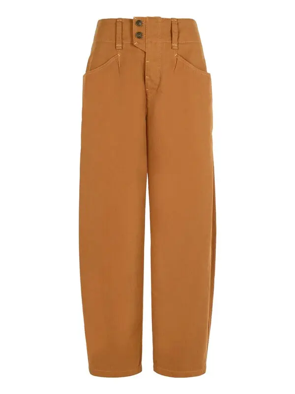 Isabel Marant Étoile Oumaya Cotton Pants - Brown