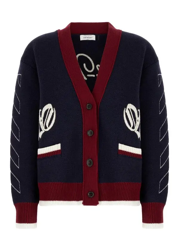 Off-White Knitwear Cardigan - Multicolor