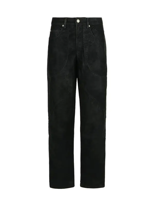 Isabel Marant Étoile Faux Leather Pants - Black