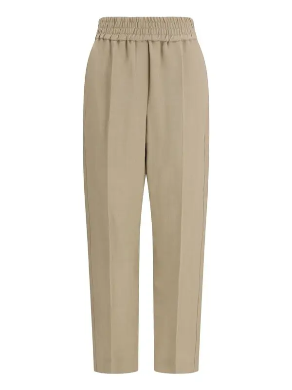 Brunello Cucinelli Cotton Pants - Cream