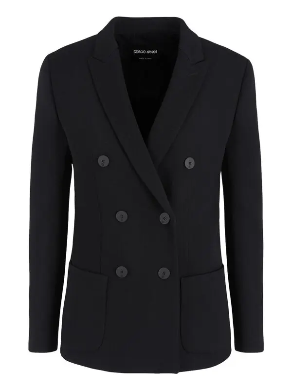 Giorgio Armani Wool Blazer - Multicolor
