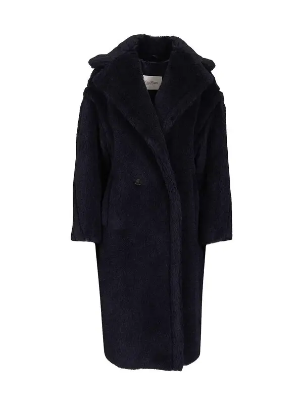 Max Mara Teddy Bear Icon Coat - Blue