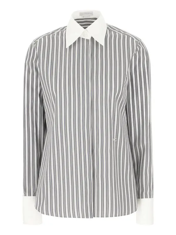 Stella McCartney Striped Shirt With Classic Collar - Multicolor