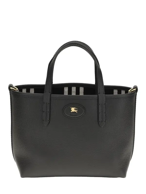 Burberry Reversible Mini Bloomsbury Tote Bag - Black