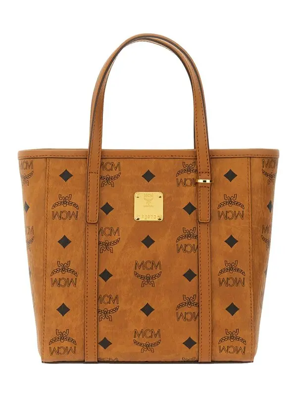 Mcm Monogrammed Tote Bag - Multicolor
