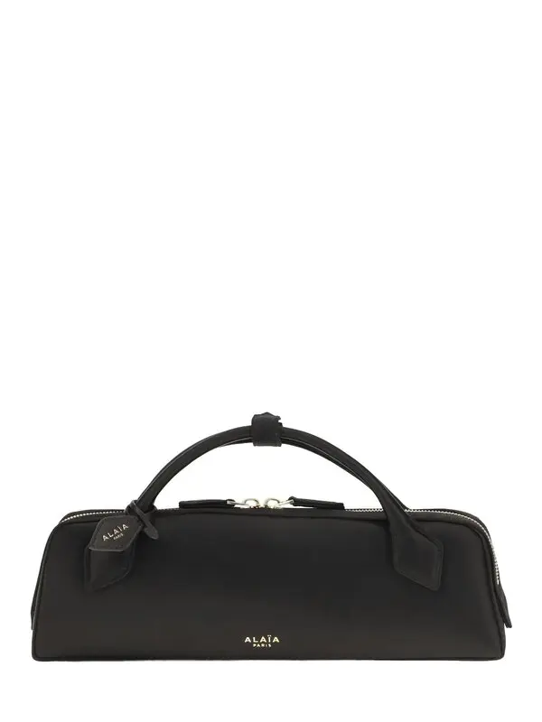 Alaïa Le Teckel Goat Leather Clutch - Black