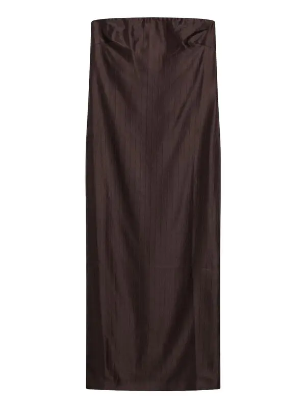 Loulou De Saison Giulia Bustier Dress - Brown