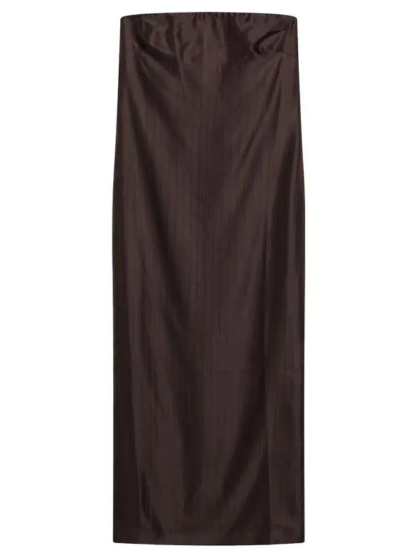 Loulou De Saison Giulia Bustier Dress - Brown