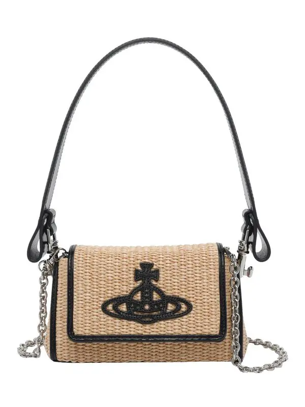 VIVIENNE WESTWOOD Small Hazel Shoulder Bag - Cream