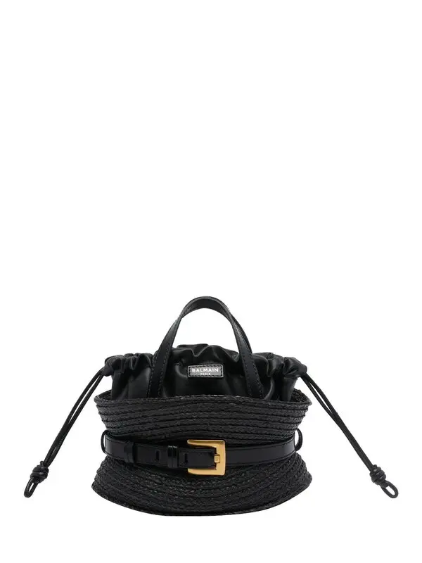 Balmain Shuffle Handbag - Black