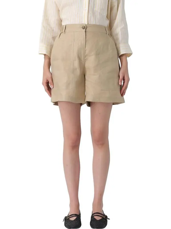 Max Mara Linen Shorts - Cream