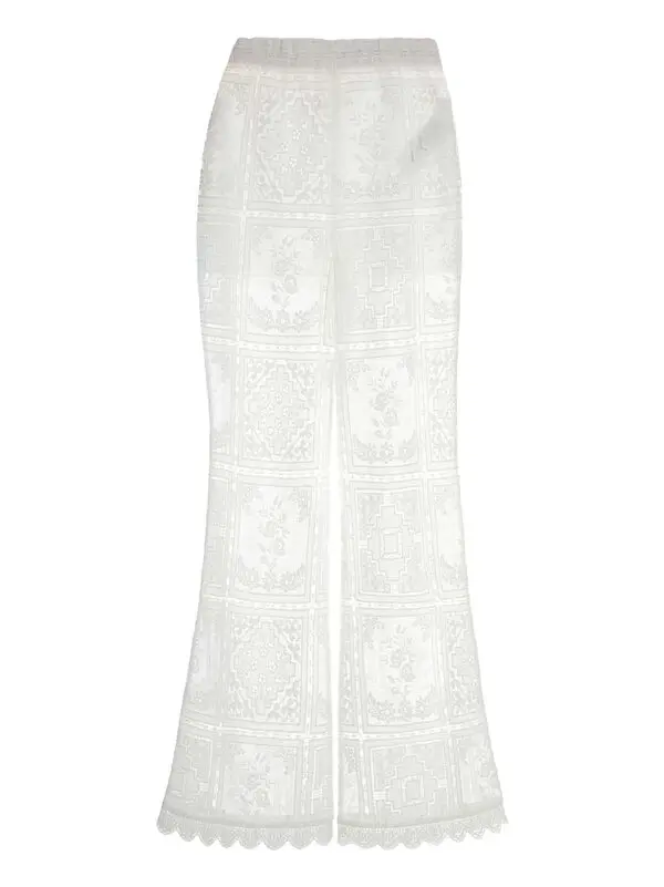 Zimmermann Lace Aster Pants - White