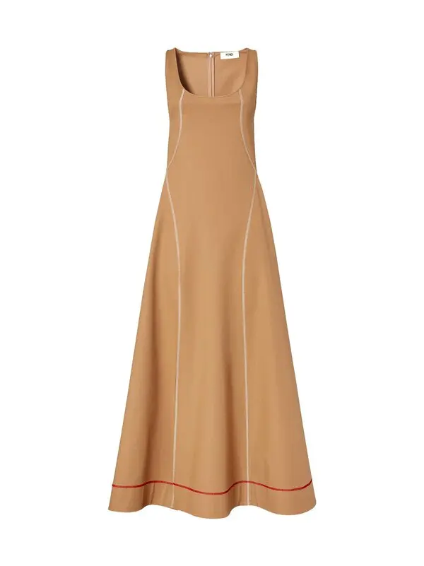 Fendi Cotton Abito Dress - Multicolor