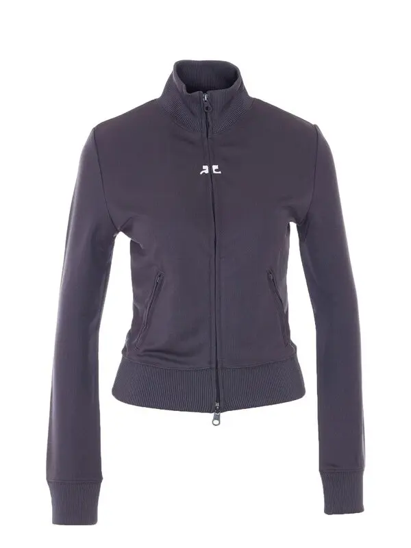 COURREGES Signature Tracksuit Jacket - Gray