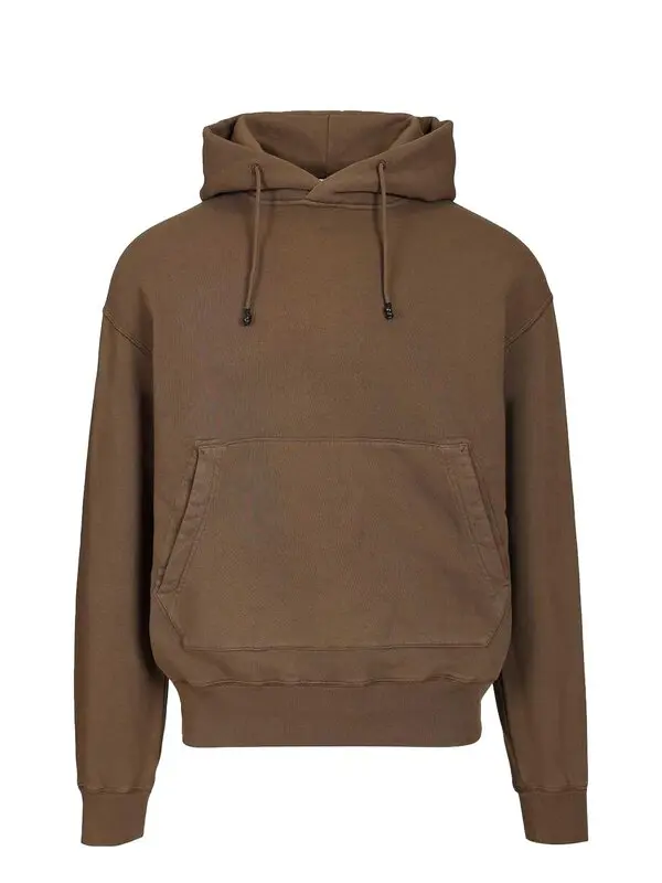 Stone Island Organic Cotton Oversized Hoodie With Drawstring - Multicolor