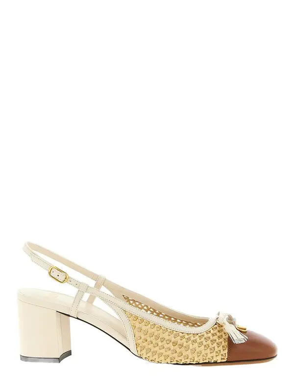 Valentino Garavani Valet Du Roi Slingback - Cream