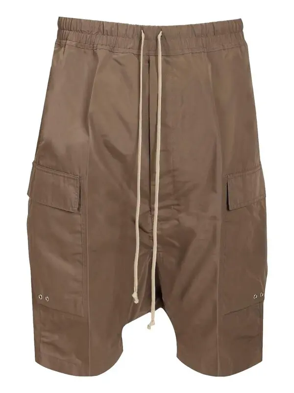 Rick Owens Cargo Shorts Pods - Brown