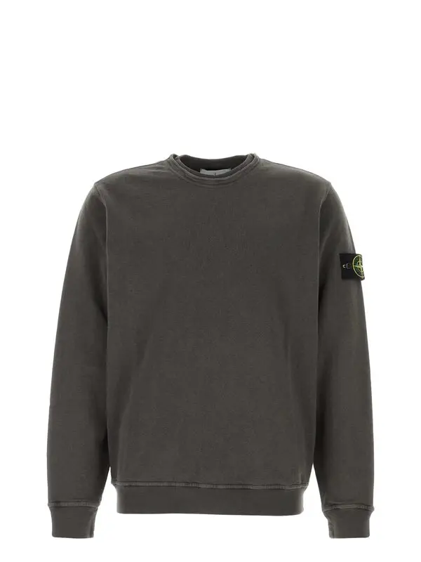 Stone Island Cotton Sweatshirt - Gray