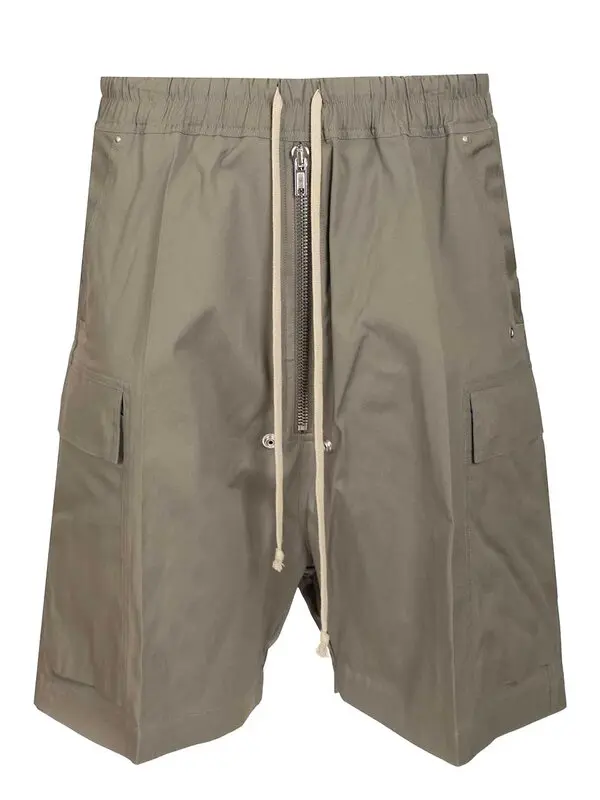 Rick Owens Cargobela Cargo Shorts - Green