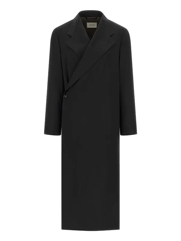 LEMAIRE Wool Crêpe Coat - Blue
