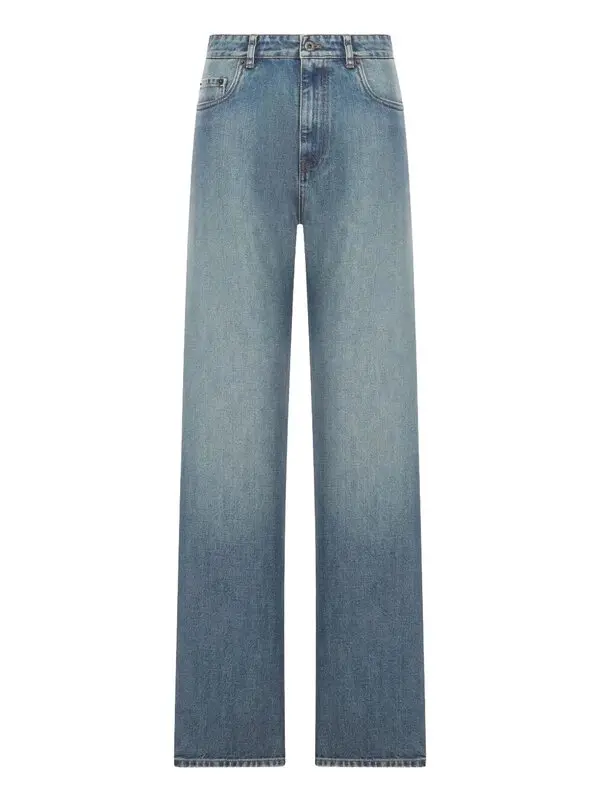 Miu Miu Straight Leg Jeans - Multicolor