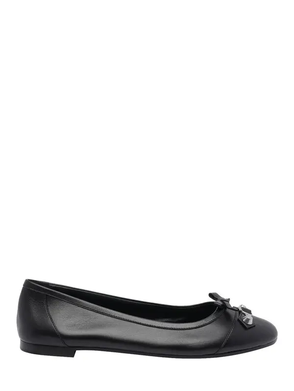 Balenciaga City Up Ballet Flats - Black
