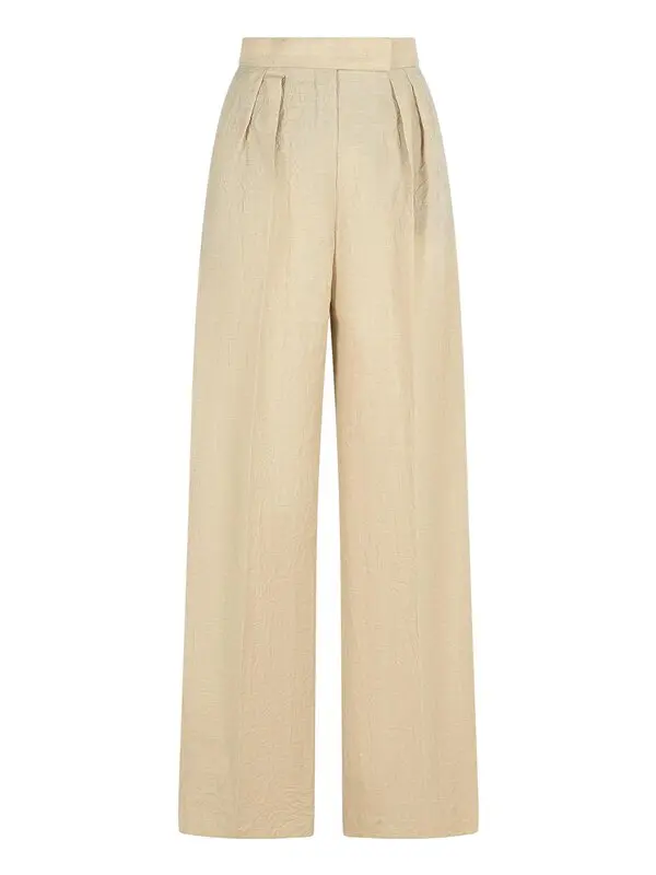 Max Mara Acinoso Fine Wool Pants - Cream