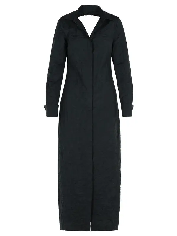 Max Mara Rovigo Cotton Blend Dress - Black