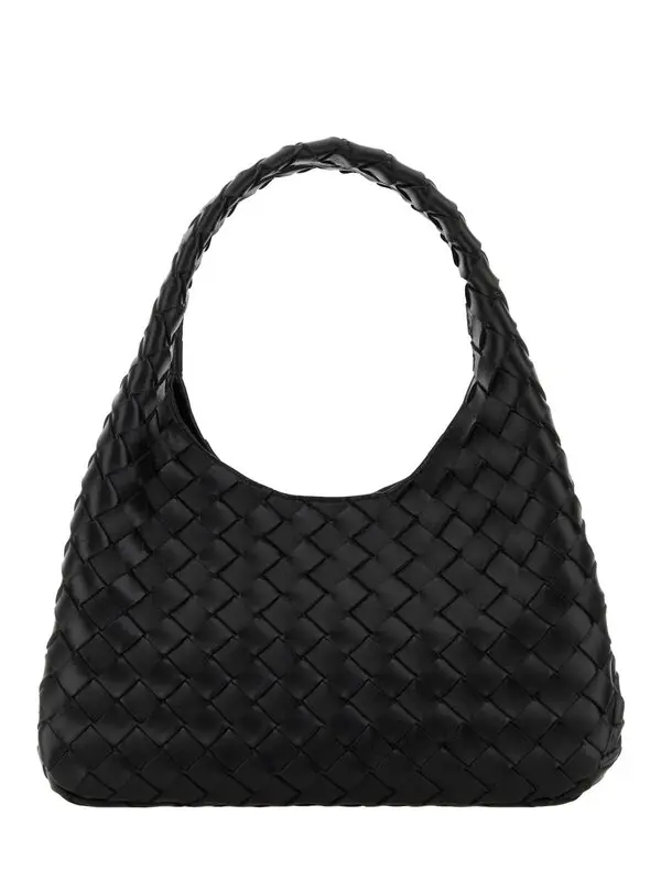 Bottega Veneta Small Campana Shoulder Bag - Black