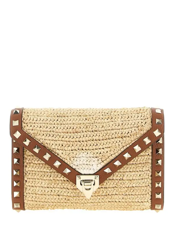 Valentino Garavani Rockstud Mini Crossbody Bag - Cream