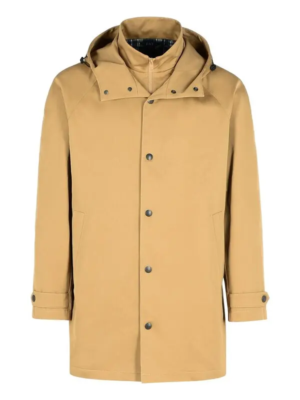 FAY Morning' Beige Cotton Jacket - Cream