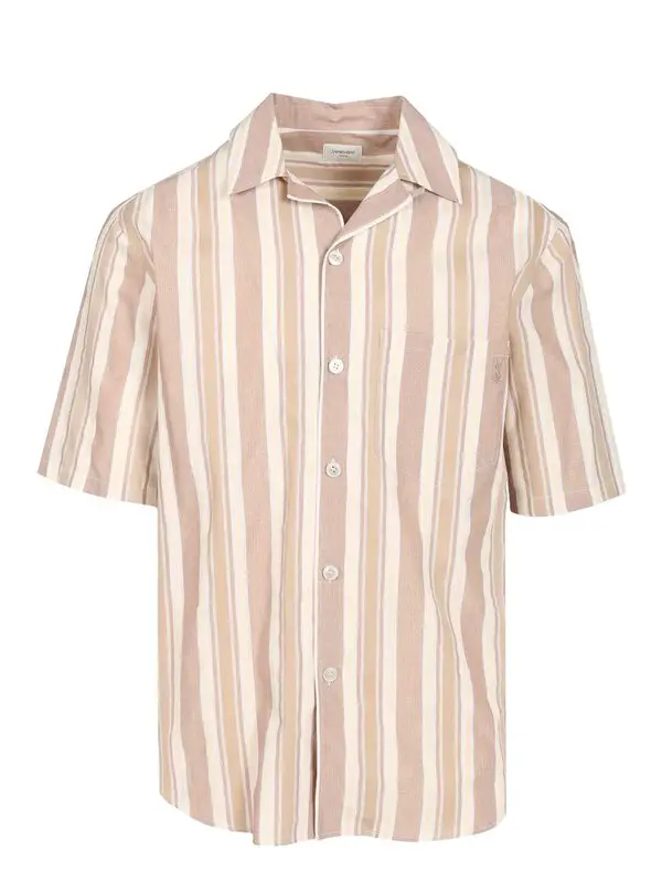 Saint Laurent Striped Cotton Shirt - Multicolor