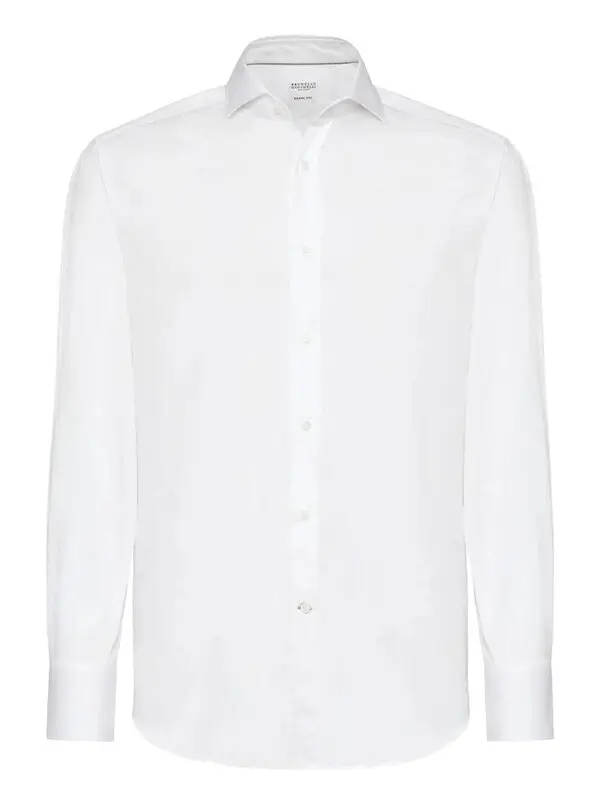 Brunello Cucinelli Spread-collar Shirt - Multicolor