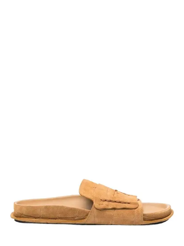 Jacquemus Les Sandales Mocassin Slides - Brown
