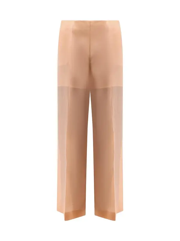 Alberta Ferretti Silk Trousers - Multicolor