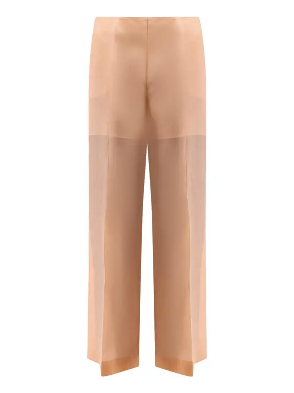 Alberta Ferretti Silk Trousers - Multicolor