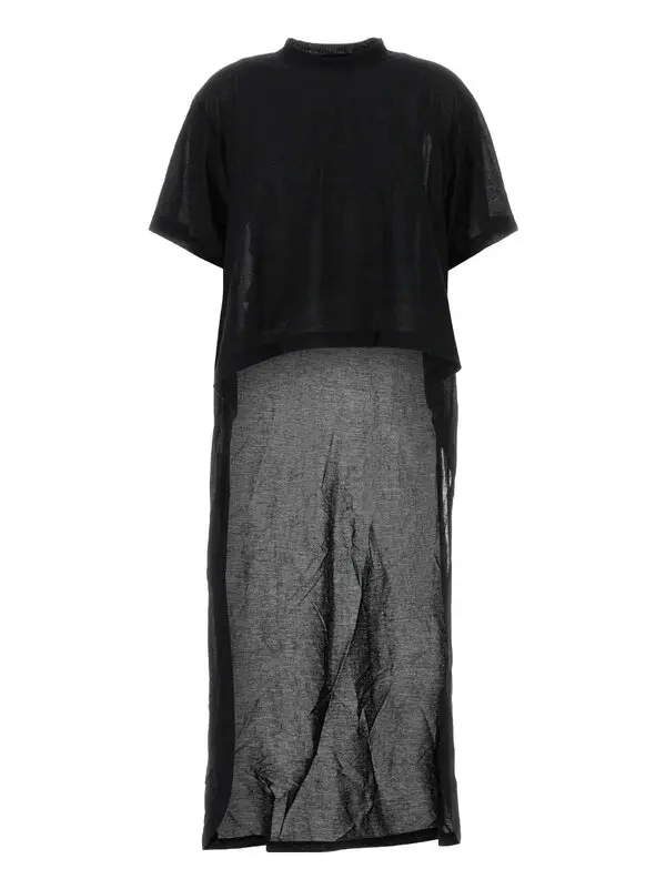 Balenciaga Cotton Blend T-shirt - Black