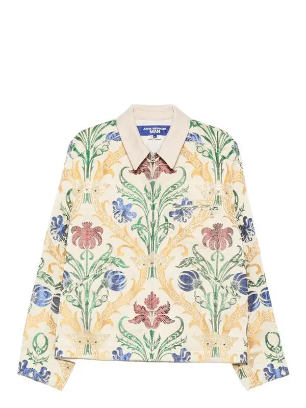 Junya Watanabe Neutrals Jackets Shirt Jackets - Cream