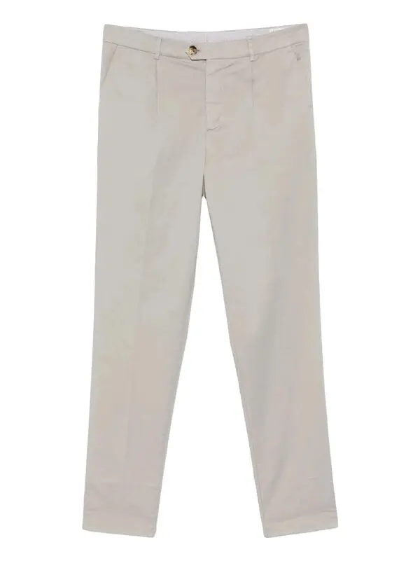 Brunello Cucinelli Garment-dyed Leisure Fit Pants - Multicolor